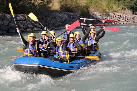 Corporate Event river rafting - Team building in French Alps