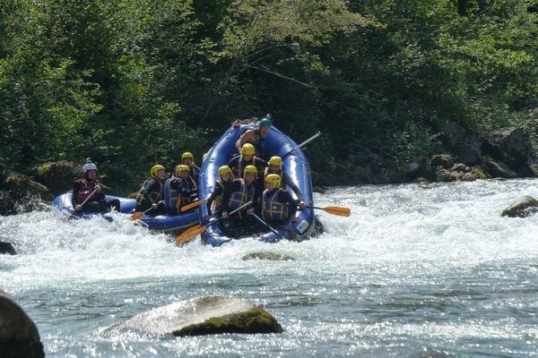 Rafting sur la Dranse avec AN Rafting Haute-Savoie